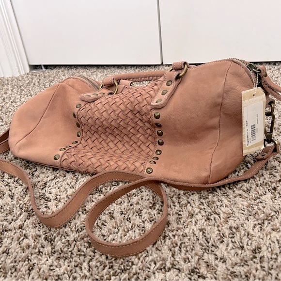 Sundance | Bags | Sundance Blush Dusty Rose Leather Hobo Bagpurse ...
